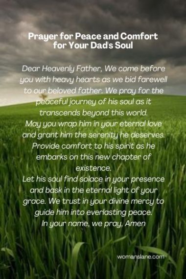 13 Prayers for Dad Who Passed Away to Find Peace and Comfort – Woman's Lane